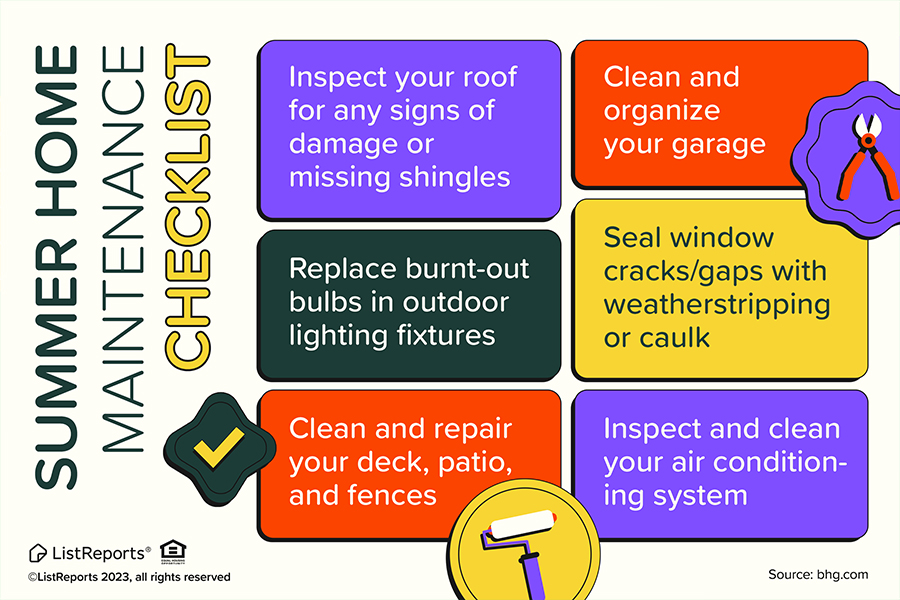 Summer Home Maintenance Checklist | Kim King